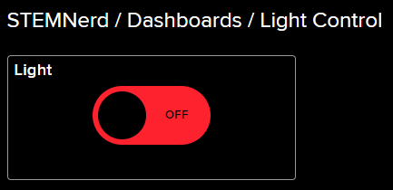 Adafruit IO - Get Data | Remote Controlled Light - Example Project