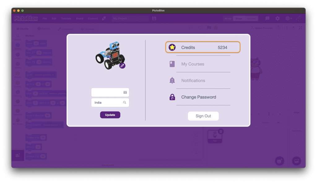 PictoBlox Credits Troubleshooting - STEMpedia Education