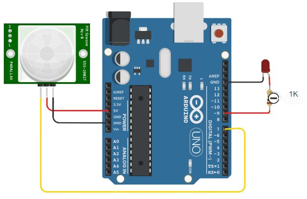 Understanding PIR Motion Sensors - Example Project
